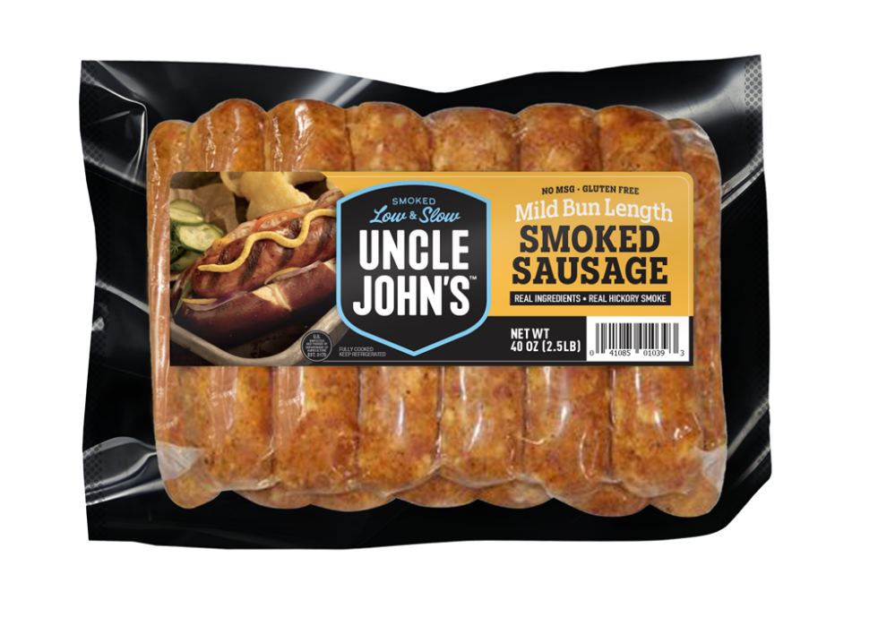 Mid Bun-Length Sausage | Uncle John's | Sausage Smoked Low and Slow